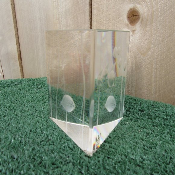 Kosta Boda Sweden Prism Fish Aquarium Art Glass Triangle Vicke ...